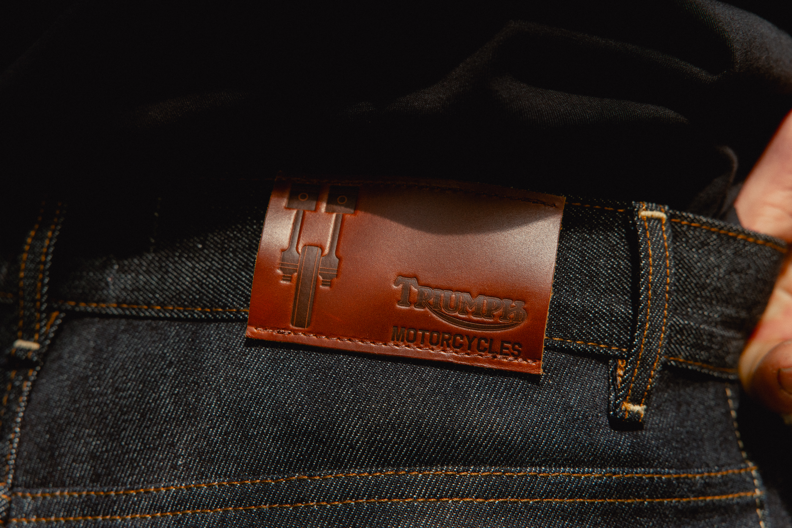 Tiger Cub Rigid Dark Blue Selvedge Jeans | Triumph Heritage Tiger Cub Rigid Dark Blue Selvedge Jeans | Triumph Heritage