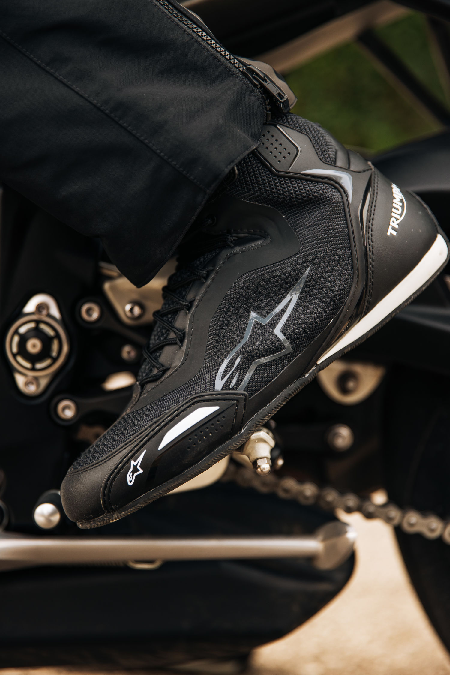 Triumph x Alpinestars® Faster-3 Rideknit Shoe | Motorcycle Clothing