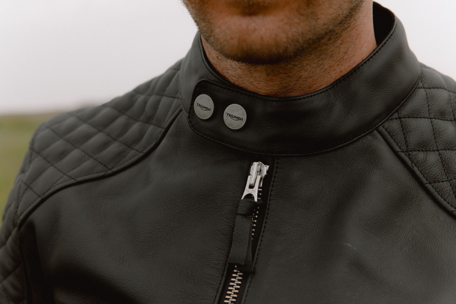 Challenger Leather Jacket in Black | Triumph Heritage