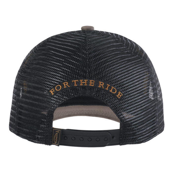 Road Runner Trucker Cap in Mushroom | Triumph Heritage