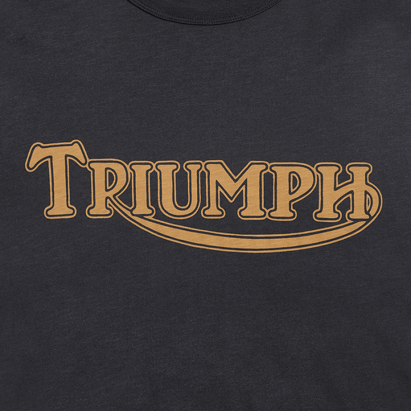 Fork Seal Heritage Logo T-shirt in Black | Triumph Heritage