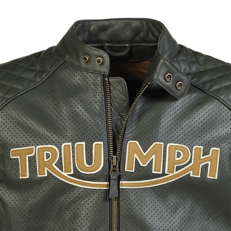 Men's Braddan Air Race Jacket in Racing Green | Motorcycle Clothing