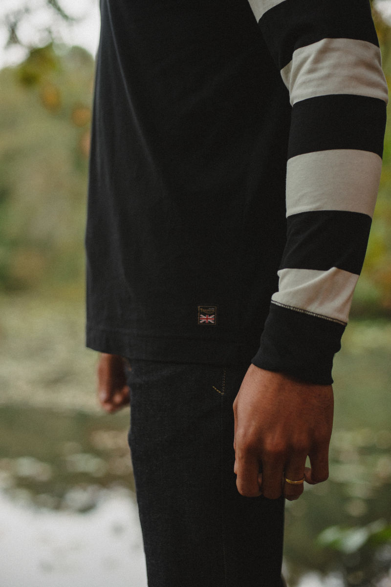 Supertrack Tiger Striped Long Sleeve T-shirt | Triumph Heritage