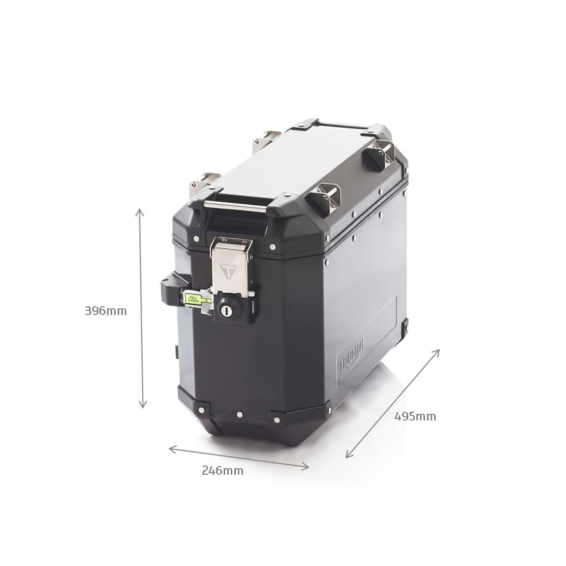 Expedition Aluminium Panniers (Black) | Triumph Motorcycles