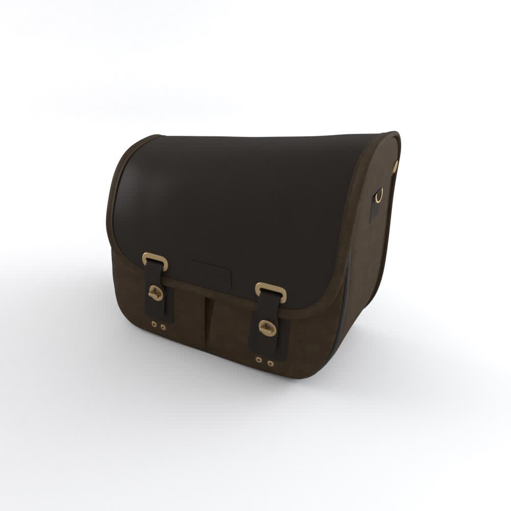 Waxed Cotton Pannier RHS - Olive | Triumph Motorcycles