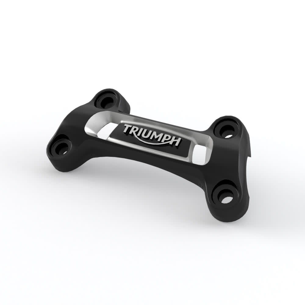 Handlebar Clamp Kit, 25.4 - Black | Triumph Motorcycles