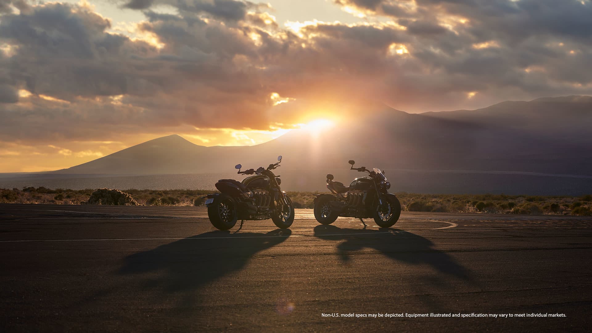 motorcycle sunset wallpaper