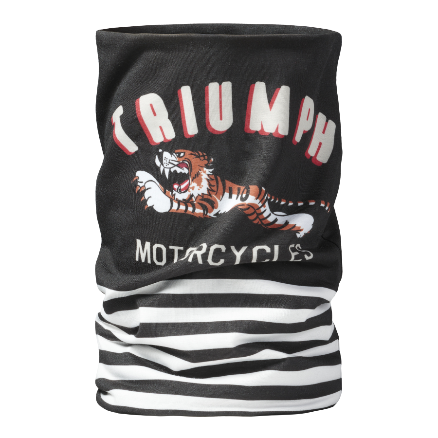 Striped Tiger Graphic Neck Tube | Triumph Heritage