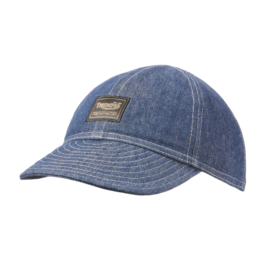 Oilys Denim Mechanics Cap | Triumph Heritage