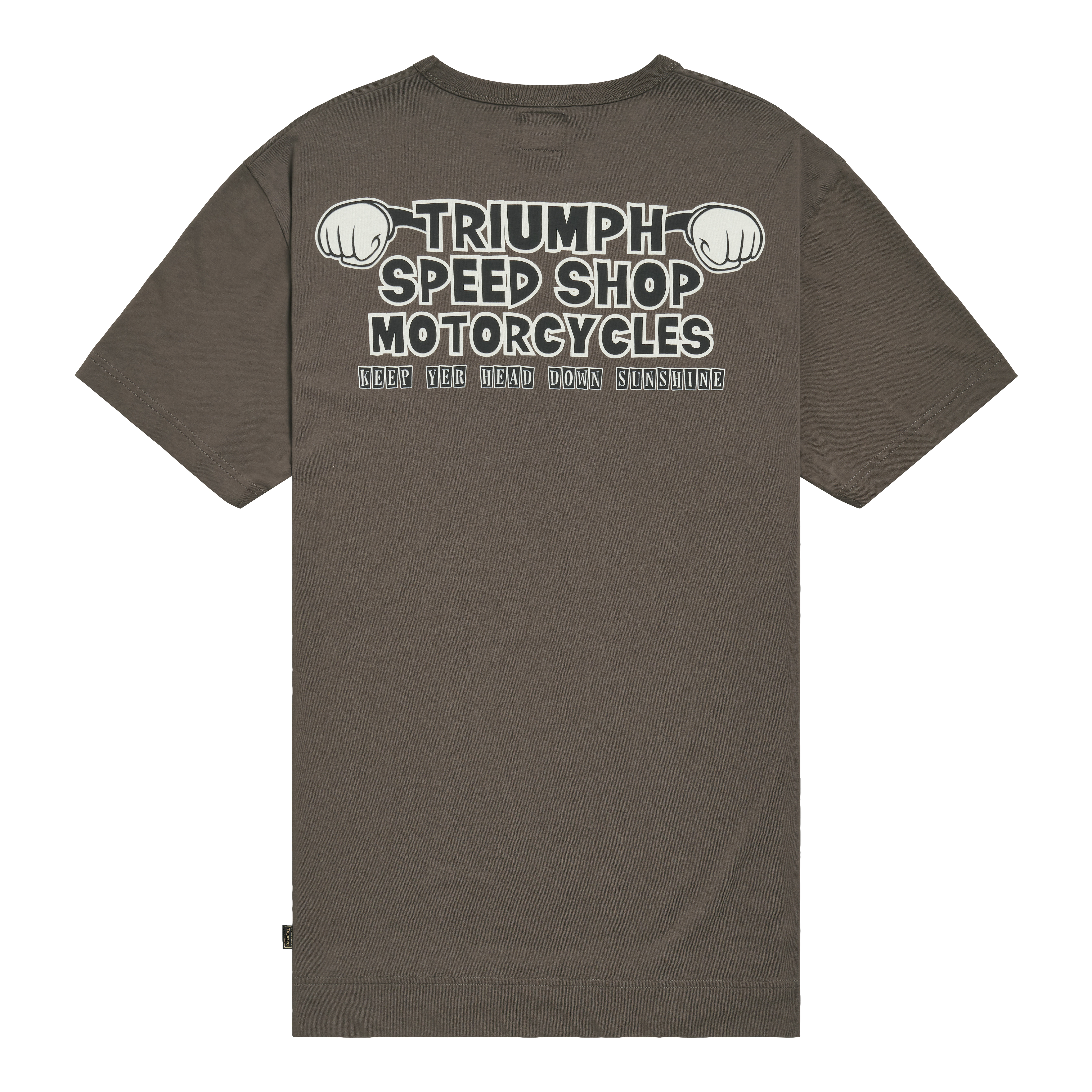 Head Down Graphic Tee in Mushroom | Triumph Heritage